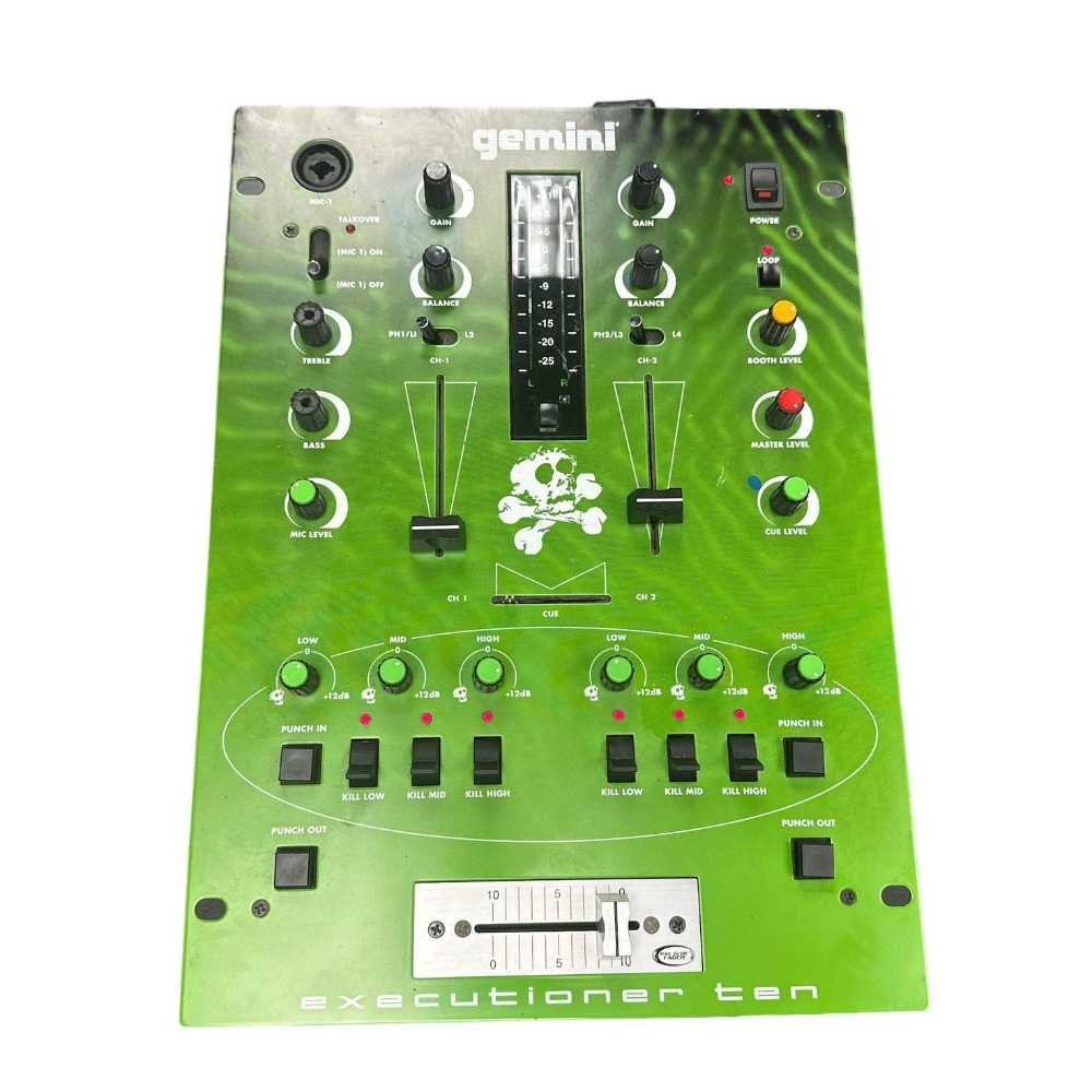 Pre-owned Gemini Executioner 10 Kill 2 Channel DJ mixer - Own4Less